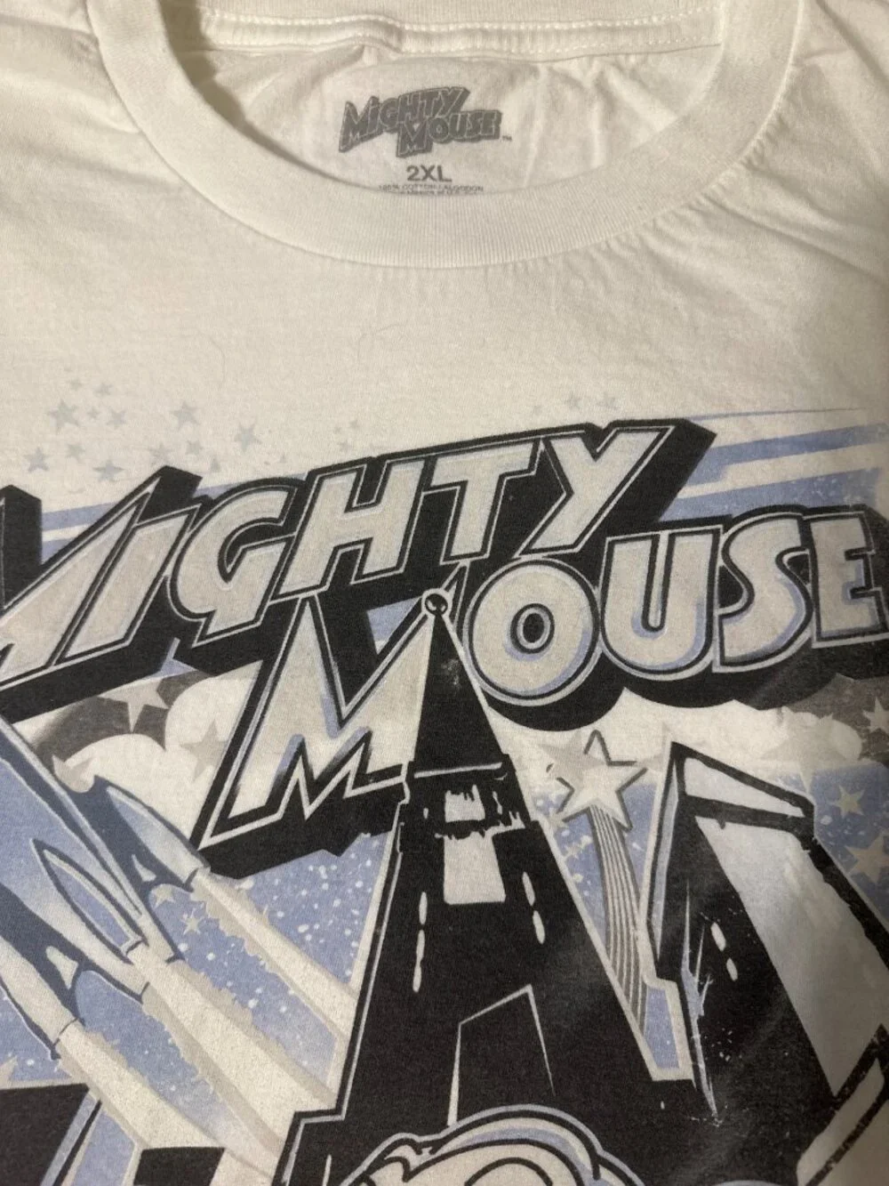 Mighty Mouse | Tops | Mighty Mouse Graphic Tee Shirt Vintage Style ...
